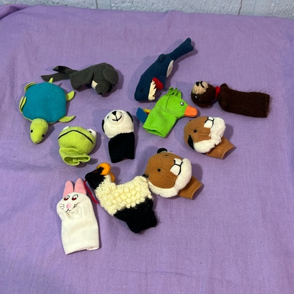 Toys | 5 For 1 Mixed Lot Of Finger Puppets | Poshmark